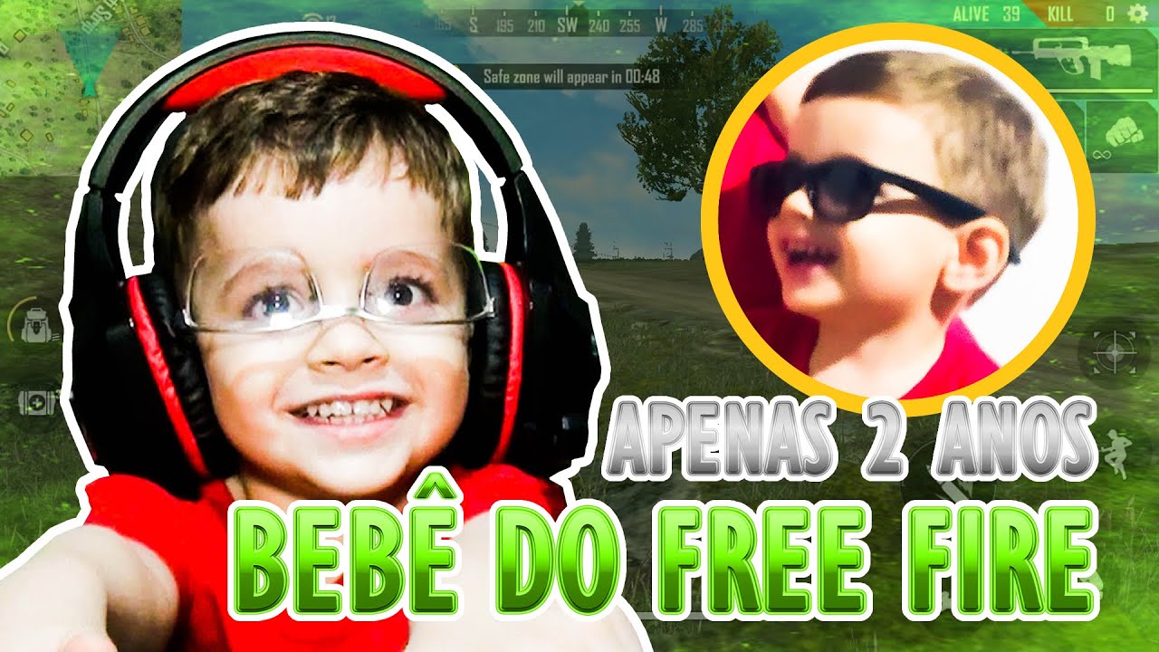 O BEBÊ MAIS LINDO DO FREE FIRE, COM APENAS 2 ANOS DE IDADE! - YouTube