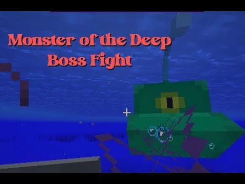 Minecraft Better Prismarine: Monster of the Deep Boss Fight ( 1.17.1 ...