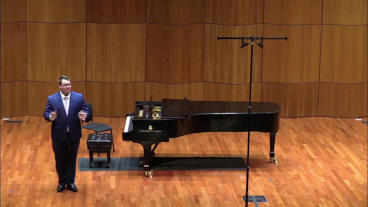 The Senior Recital of Andrew Bruck,tenor - YouTube