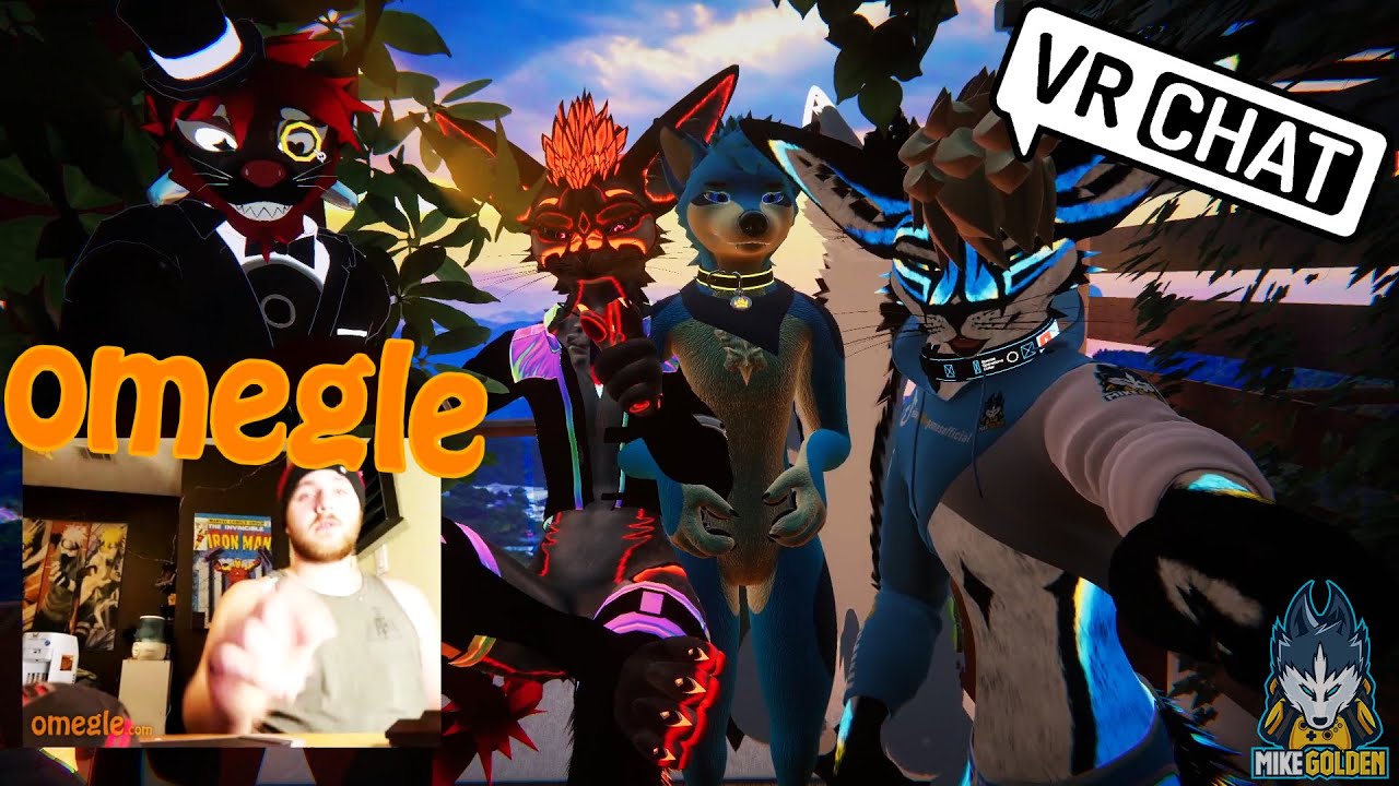 Furries Hang Out On A Rooftop And Go On Omegle | VRChat Omegle - YouTube