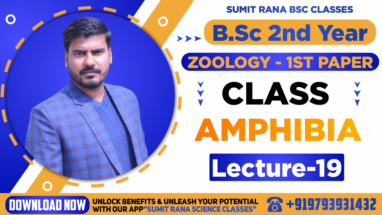 (Lt-19) Class Amphibia || Unit - 3 Zoology 1st Paper || B.Sc. 2nd Year ...