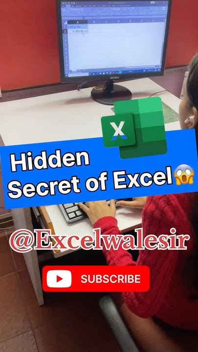 Hidden Secret of Excel😱 #excelwalesir #exceltricks #ytshorts #exceltraining #computertips - YouTube