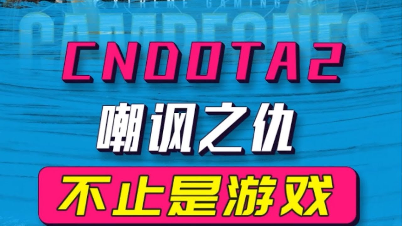 CNDOTA告诉你，暂停不是因为网卡，而是为了更好地打字嘲讽。 - YouTube