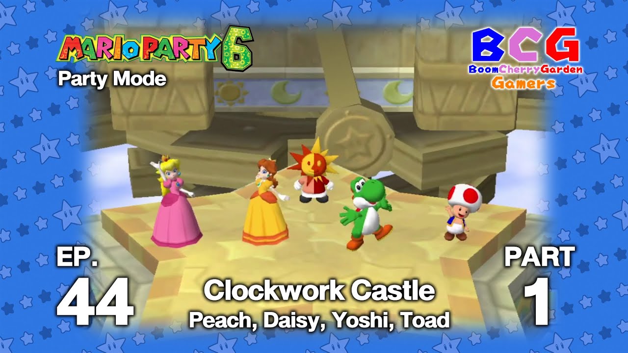 Mario Party 6 SS1 Party EP 44 - Clockwork Castle - Peach, Daisy, Yoshi ...