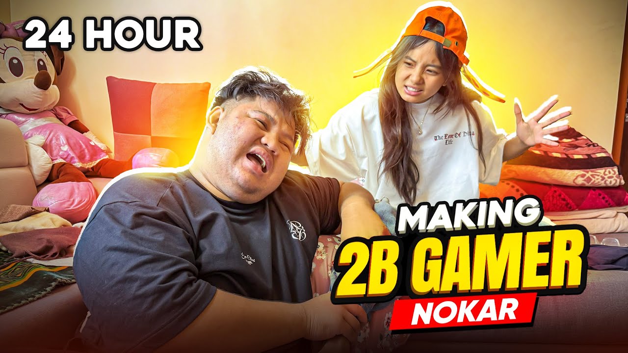 Bhumika Making 2B Gamer NOKAR For 24 Hours Challenge😂 Beijjat Gardiyo 😭 ...
