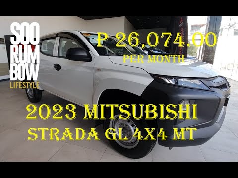 2023 Mitsubishi Strada GL 4x4 MT Review, Downpayment & Monthly - YouTube