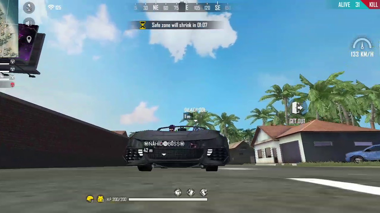 Free fire car driving - YouTube