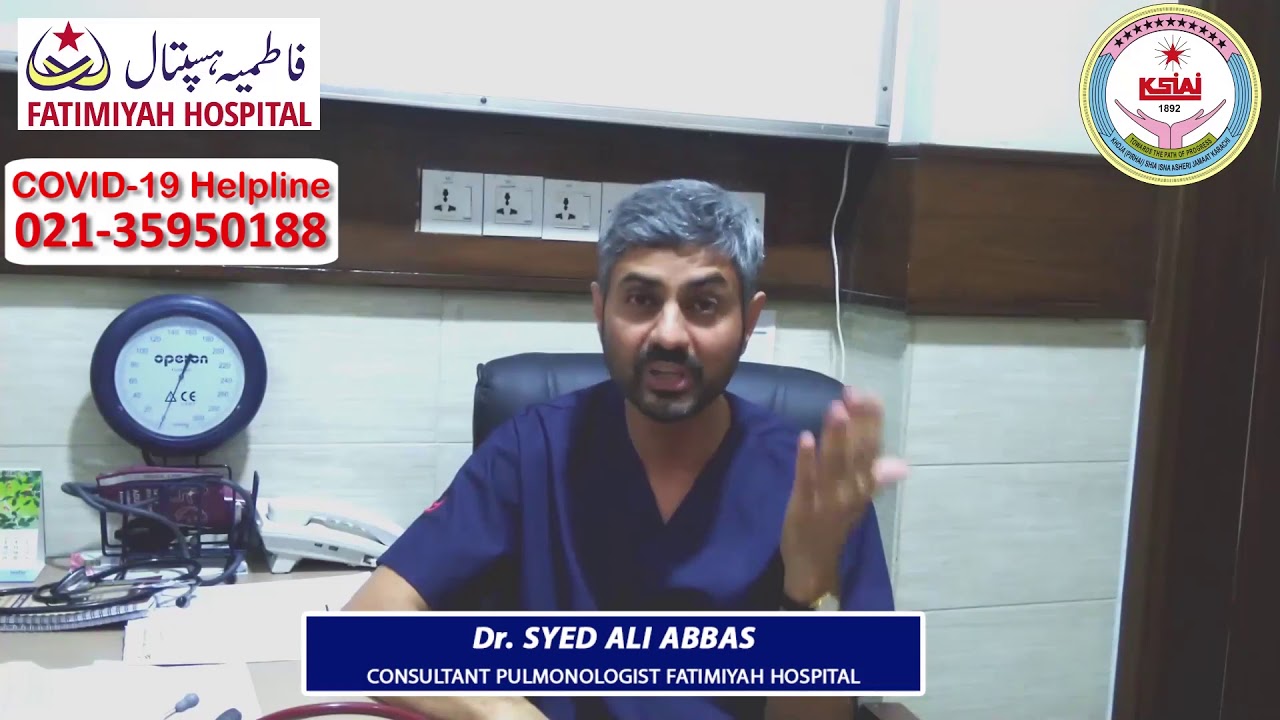 COVID-19 - Social Distancing & Isolation - Dr. Syed Ali Abbas - YouTube