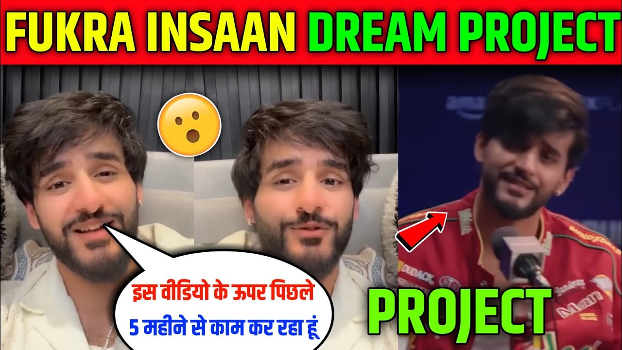 Fukra Insaan Big Dream Project Coming...😮 Fukra Insaan New Project ...