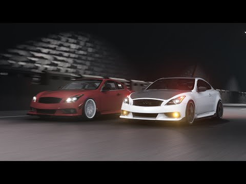 Assetto Corsa Yağmurlu Havada MAKAS+GAZLAMA |Infiniti G37 (2JZ)| drone çekim #nohesi #pushinp