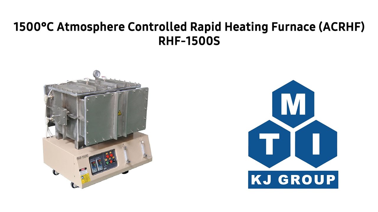 1500°C Atmosphere Controlled Rapid Heating Furnace (ACRHF) - RHF-1500S ...