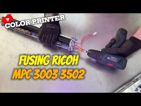 RICOH MPC3003 MPC3503 MPC4503 yazıcı DIY'deki ısıtma folyosu nasıl değiştirilir?