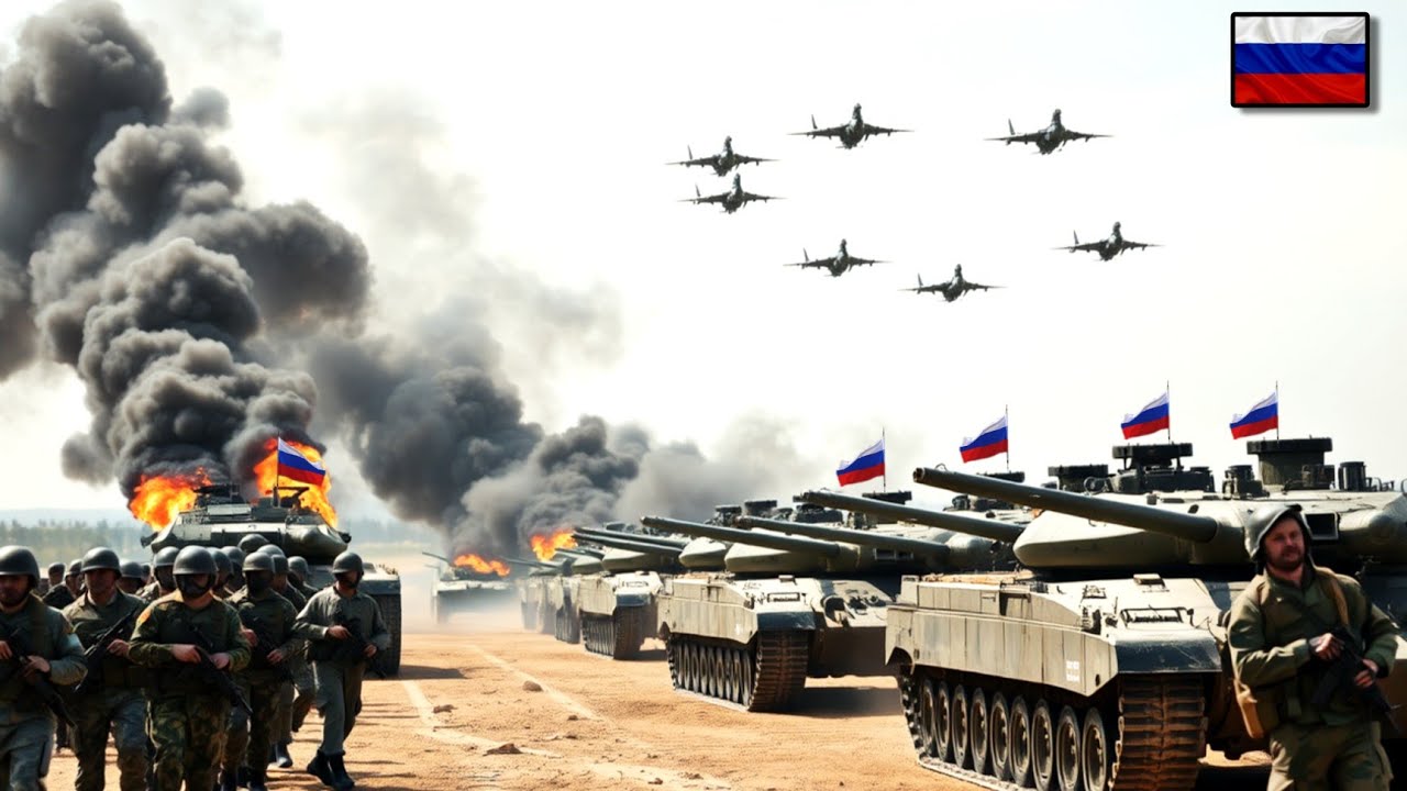 8 minutes ago! Ukrainian Troops Destroy Russia's Most Powerful Tank ...