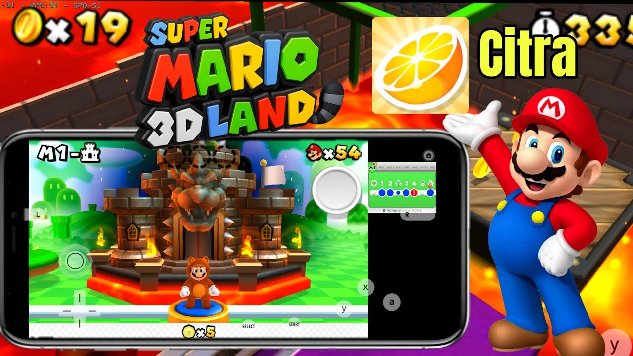 Super Mario 3D Land Citra|Citra Emulador 3DS Para Android|Configuración ...