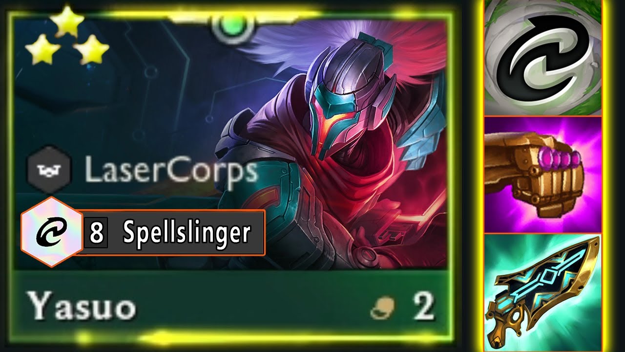 Phenomenal New Yasuo Buff Hit All Hexes 8 Spellslinger Yasuo 3 Star