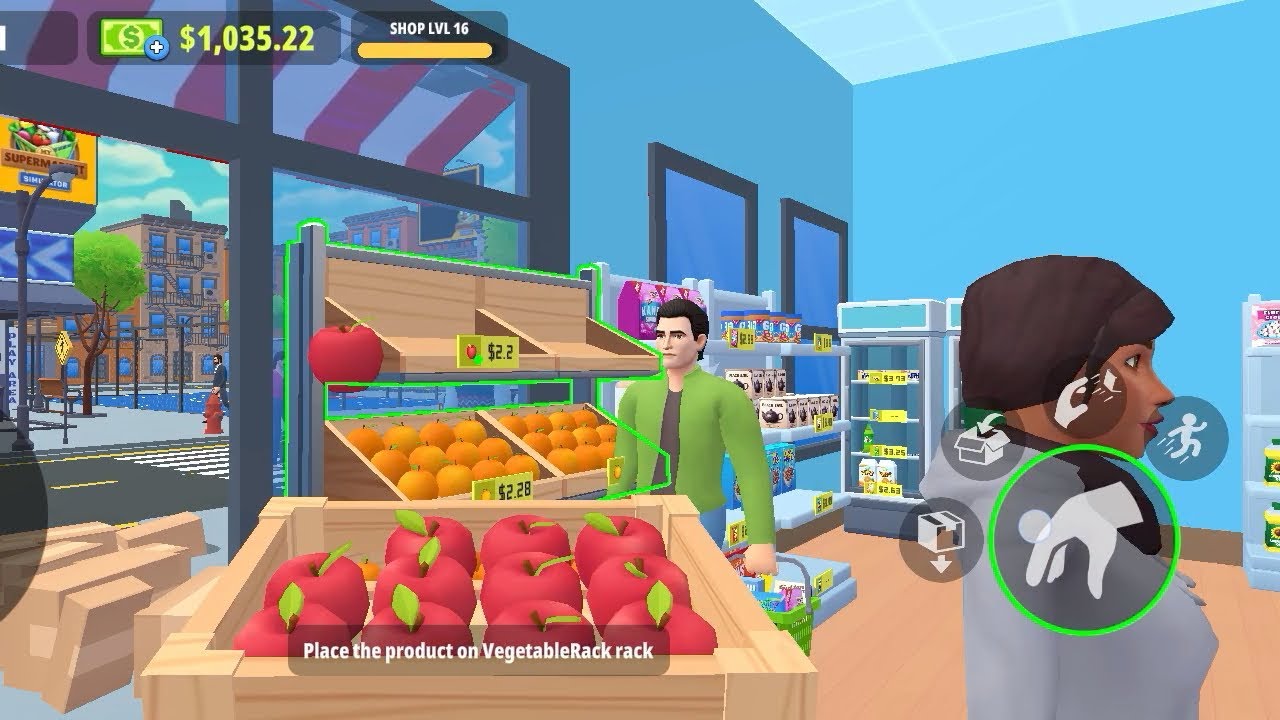 Supermarket game 400$ New product purchase in the game Run The business ...