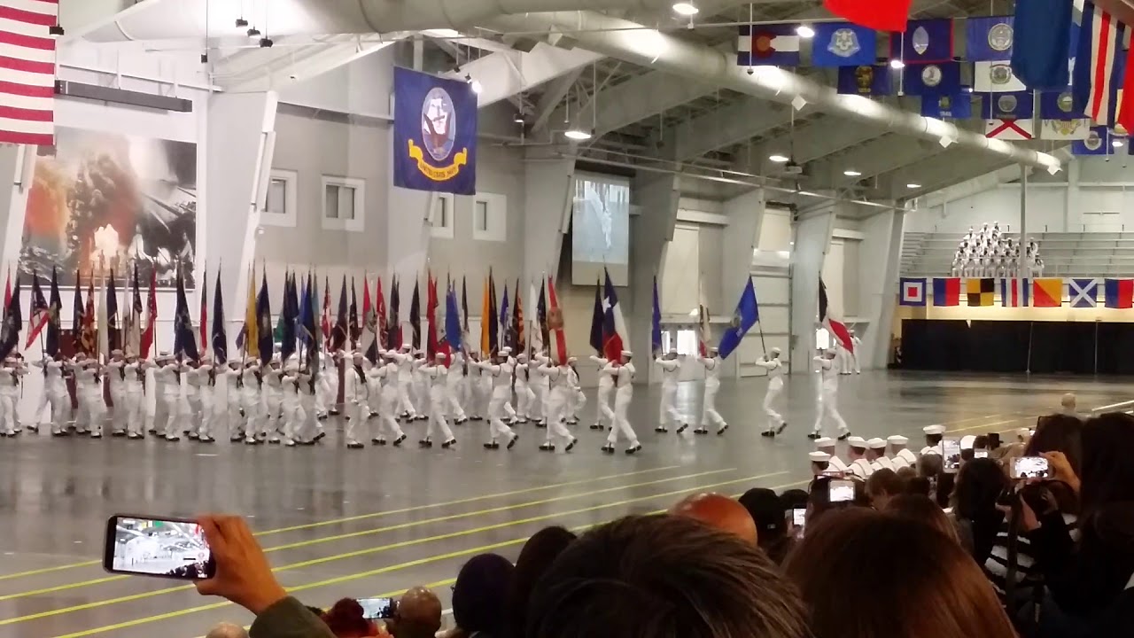 2018 navy graduation (Great Lakes) - YouTube