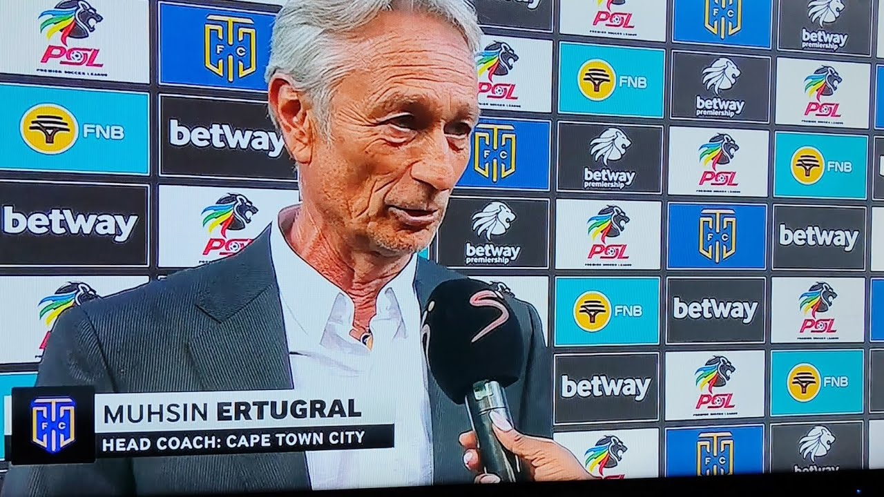 Capetown City 1 - 0 Kaizer Chiefs |Post Match Interviews (Mushin Ertugral Interview) - YouTube