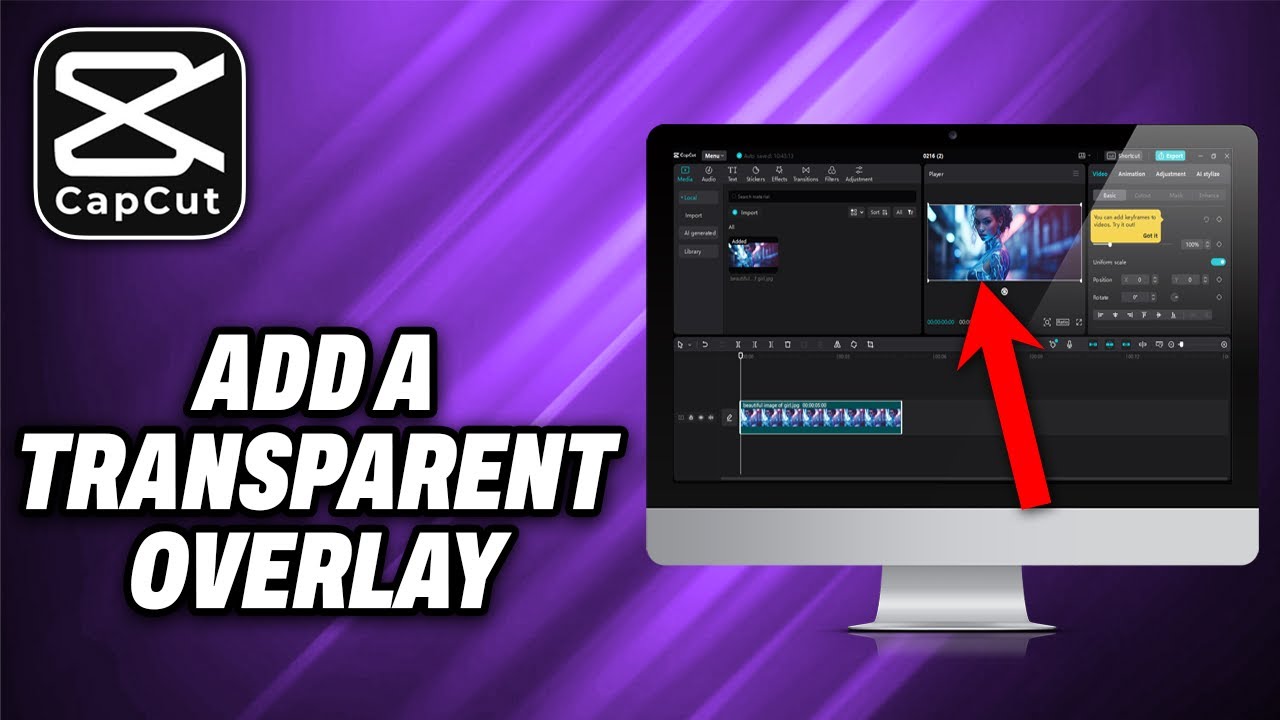 How To Add A Transparent Overlay In Capcut PC - Quick Help - YouTube