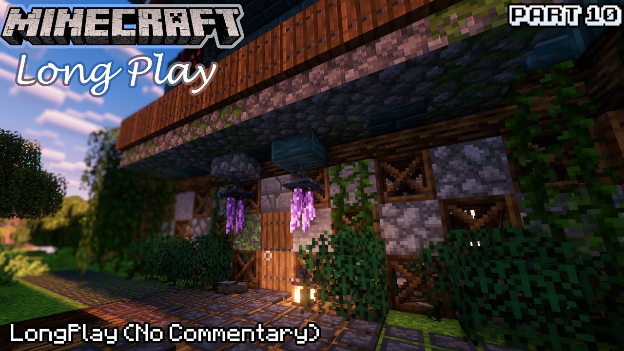 Minecraft Longplay, My Tree Farm(Crimson Forest) (No Commentary) #Part ...