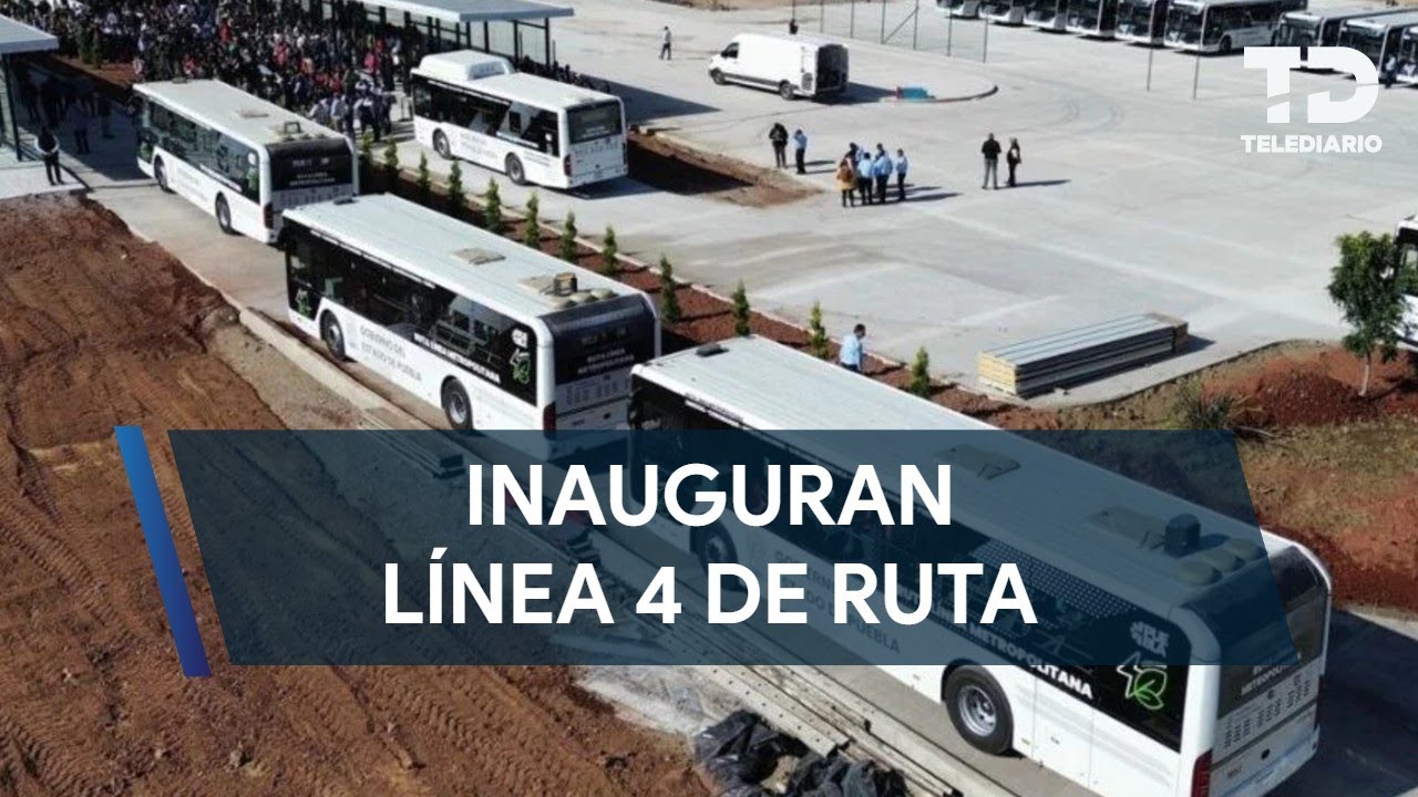 Inauguran Línea 4 de Ruta en Puebla; tendrá un costo de 20 pesos - YouTube