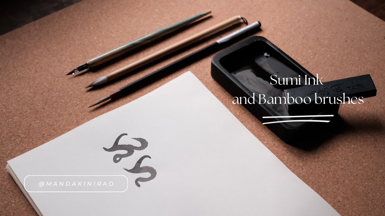 Sumi Ink from Nara, Japan - YouTube