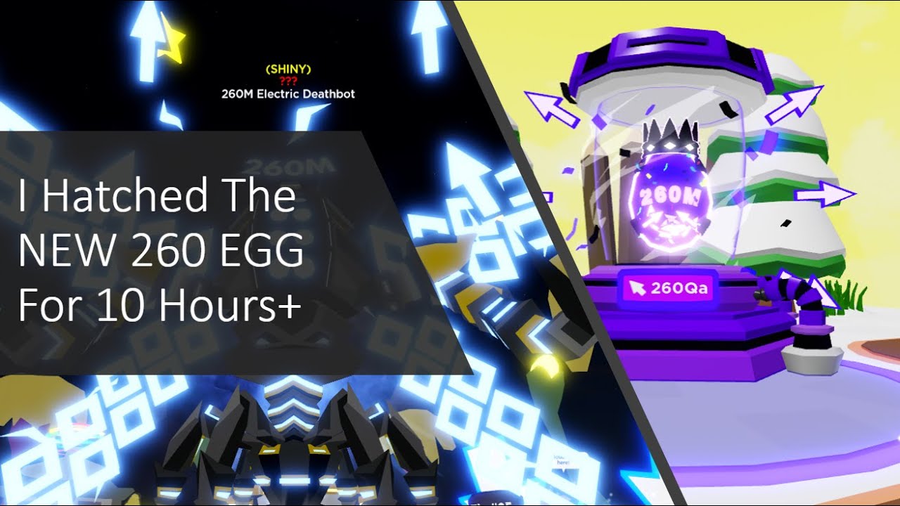 I Hatched The NEW 260M EGG - For 10 HOURS 👀 - Clicker Simulator - YouTube