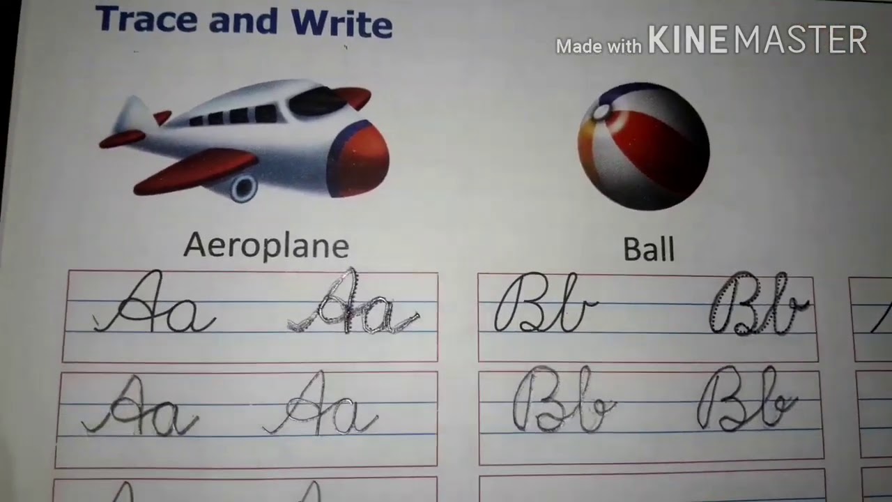 Activity book (Joining of capital &small letters ) - YouTube