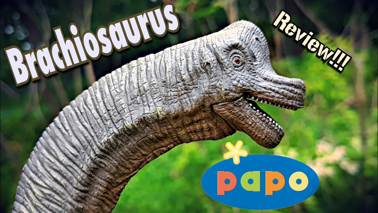 Papo Brachiosaurus Review!!! - YouTube