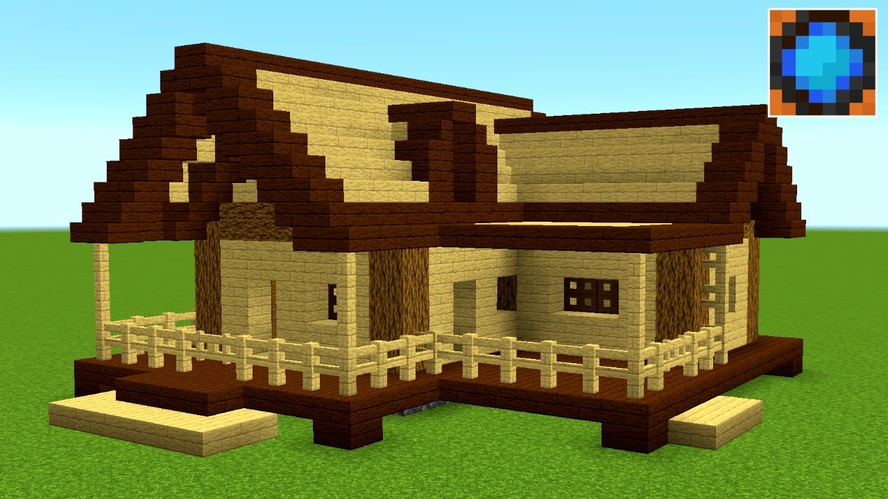 Small Wooden House Tutorial for Minecraft - YouTube