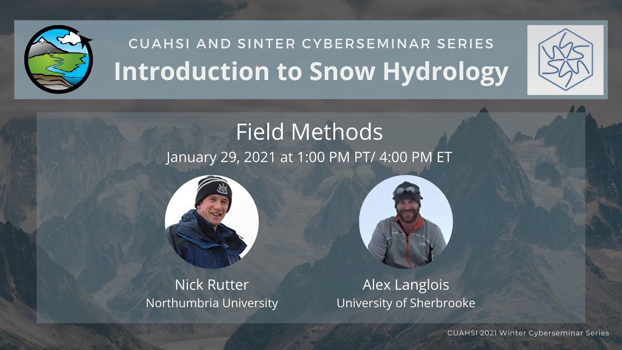 Field Methods - Introduction to Snow Hydrology - YouTube