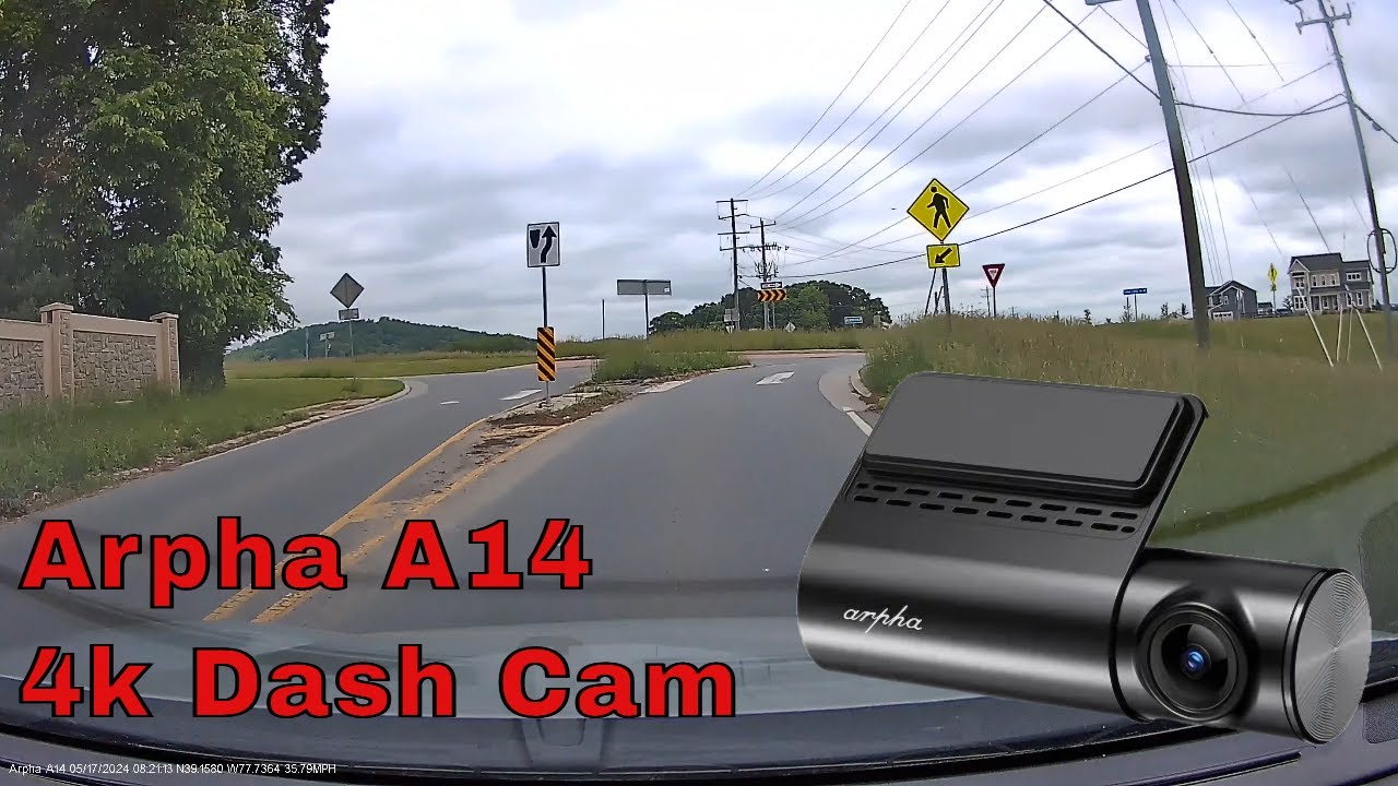 Arpha A14 4k Dash Cam Installation and Review - YouTube
