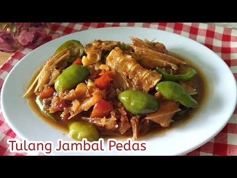 Resep Tulang Jambal Bumbu Pedas.Masakan khas Bandung - YouTube
