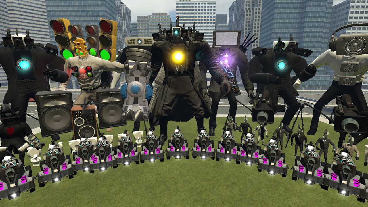 NEW CORRUPTED TITAN CAMERA MAN VS TITAN TV MAN, TRAFFIC MAN, SPEAKER ...