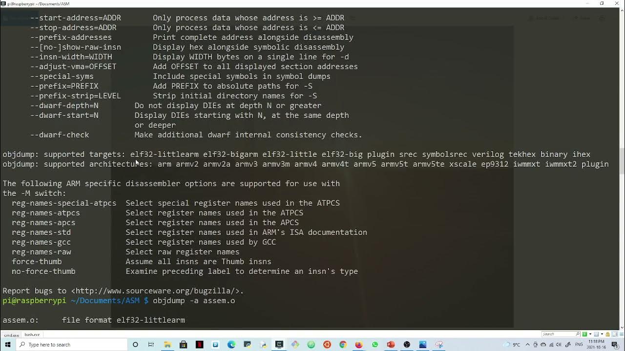 Exploring Assembly Language programming on ARM processor | raspberry pi | Exercise 1| - YouTube