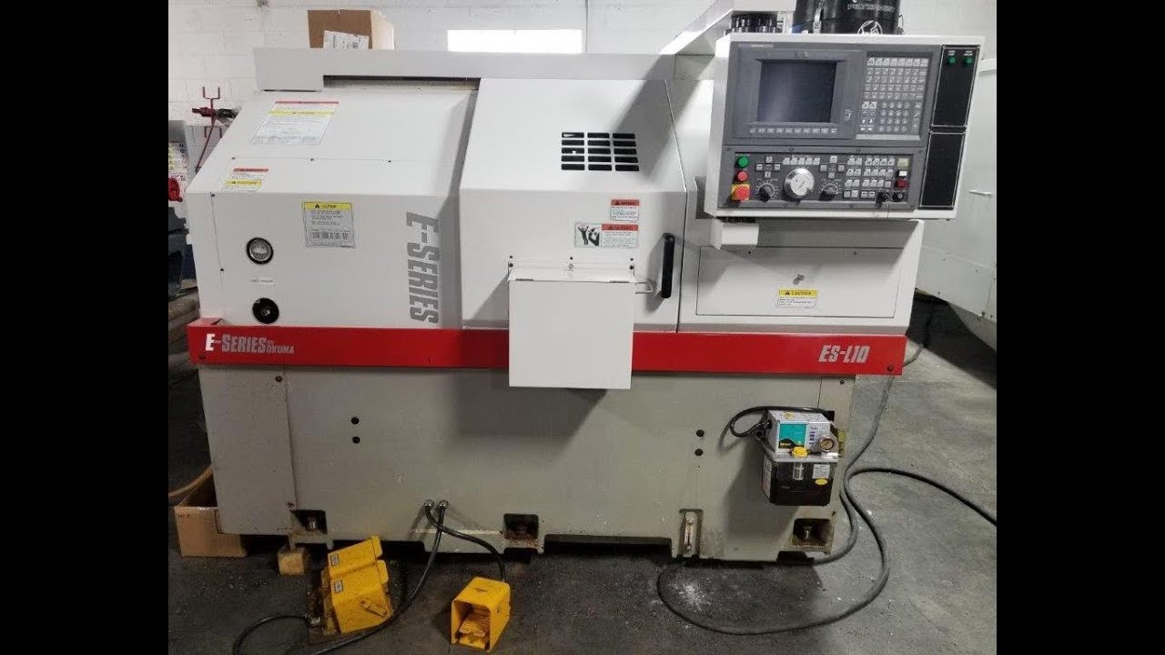 Okuma Heritage ES-L10 CNC Turning Center m/c #403202 - YouTube