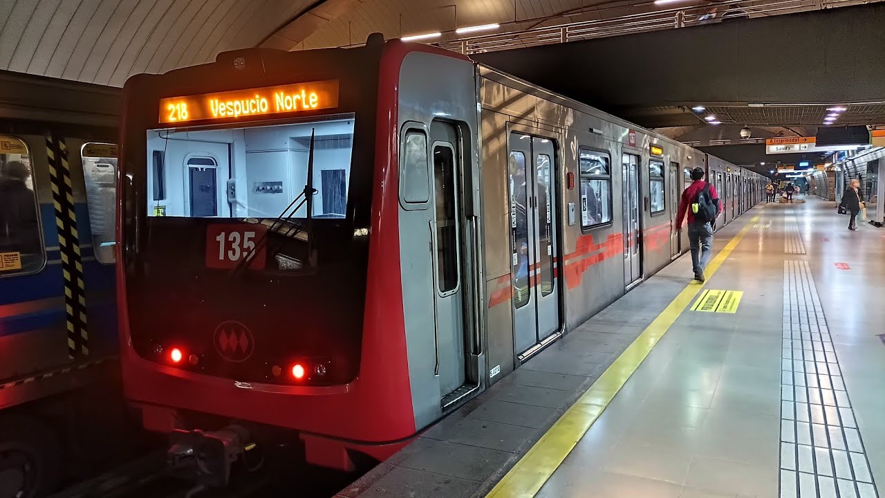 Metro de Santiago | El regreso del NS16 N.2135 luego de un largo ...