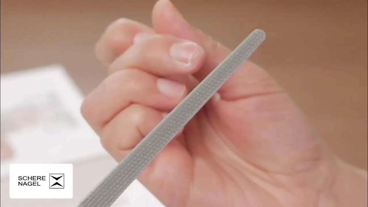 Умная пилочка для кутикулы Schere Nagel - YouTube