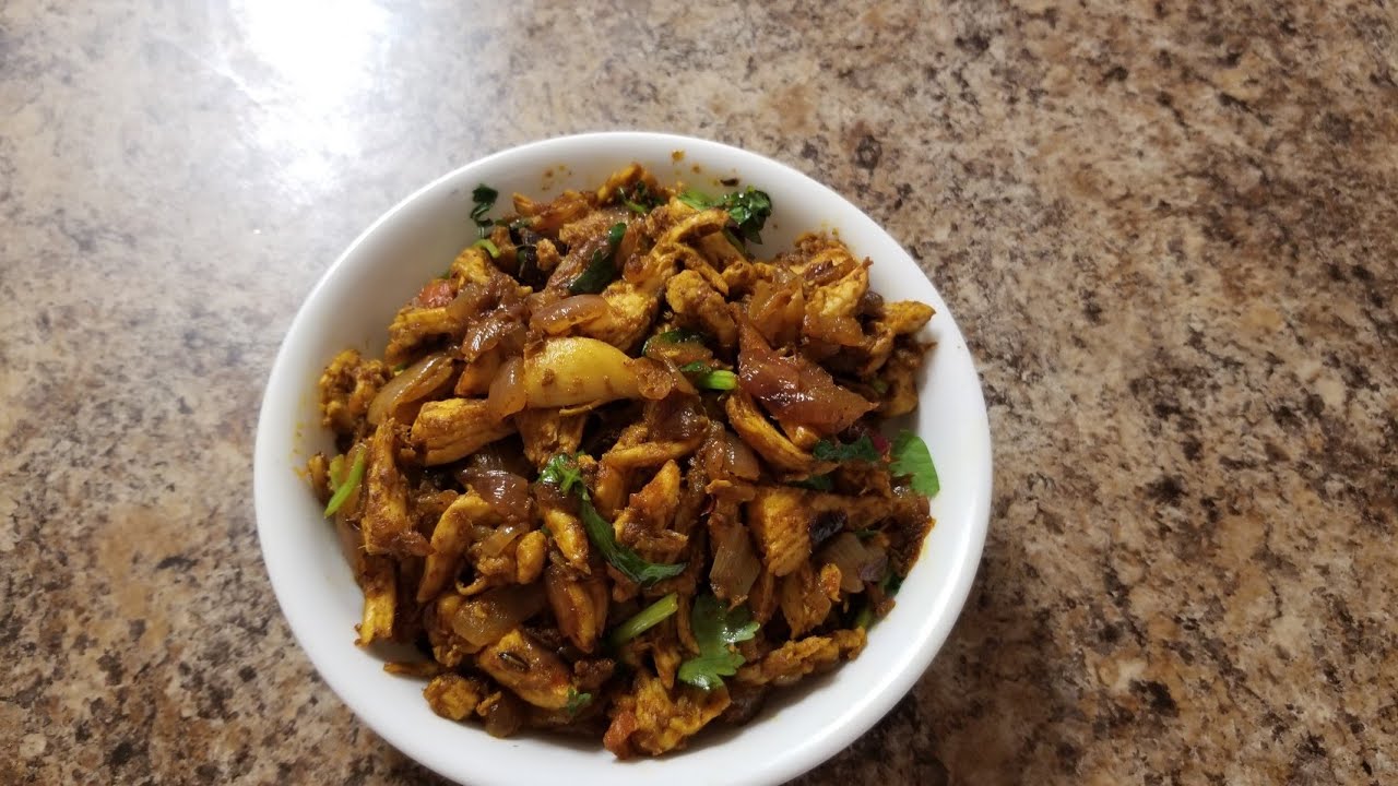 Boneless chicken dry roast || perfect side dish for Rice,Chapathi and ...