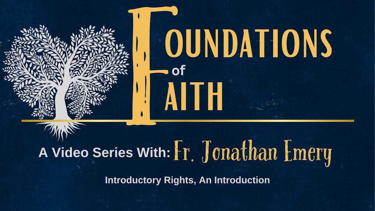 Foundations of Faith: Introductory Rights-The Sign of the Cross (Jan. 4 ...
