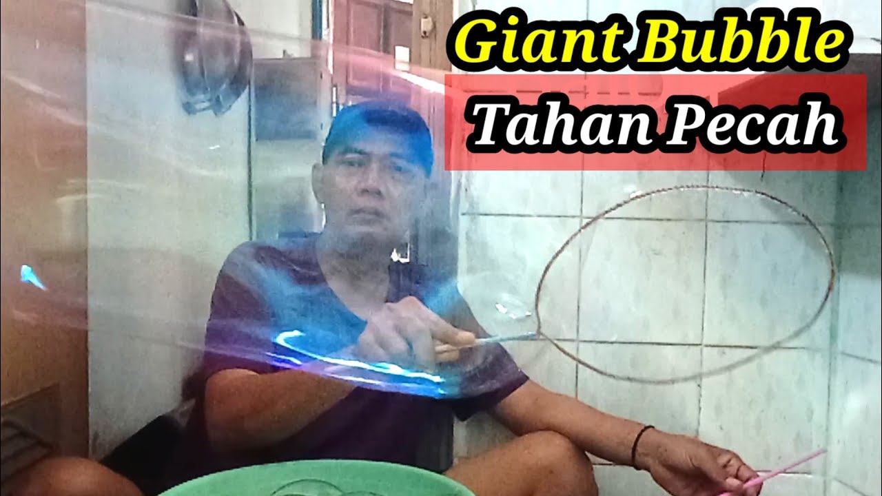 TUTORIAL MEMBUAT GIANT BUBBLE GUN / BALON GELEMBUNG RAKSASA - YouTube