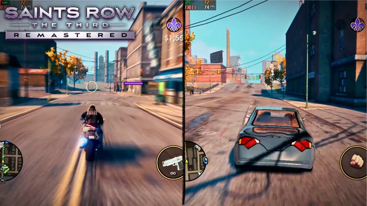 Saints Row The Third Co op Split Screen Gameplay Free Roam PC - YouTube