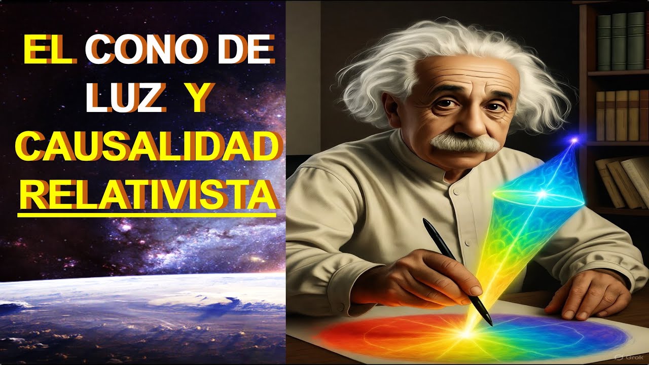 4. El CONO de LUZ y CAUSALIDAD RELATIVISTA. CURSO RELATIVIDAD ESPECIAL ...