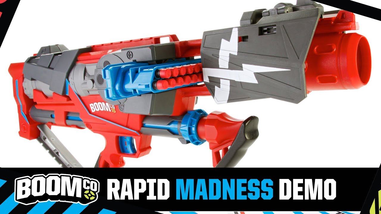 SUPER!! BoomCo WAR GUNS Rapid Madness |WhipBlast SmartStick at Target ...