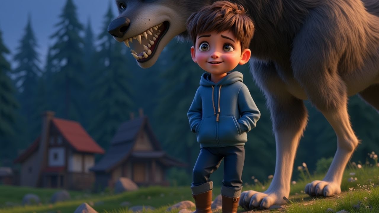 The Boy Who Cried Wolf. kids story. Bedtime story. - YouTube