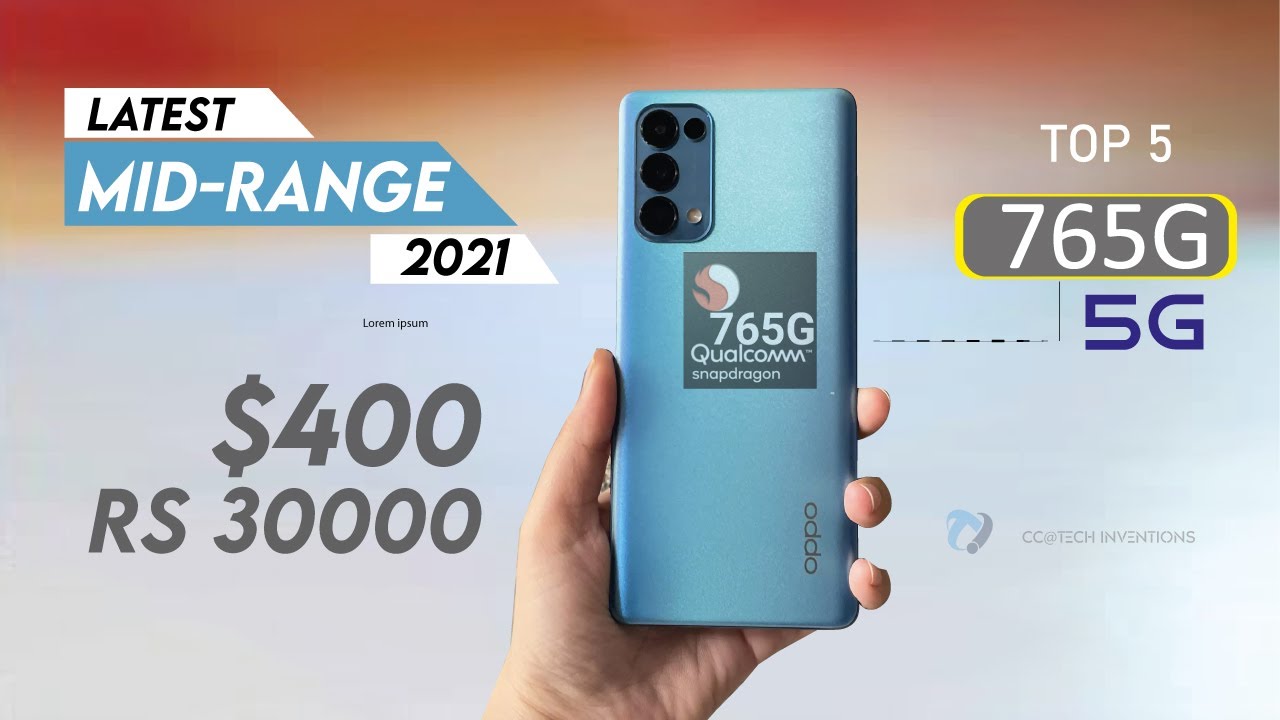 Budget smartphones with 765G Processor 2021 | Mid range gaming phones ...