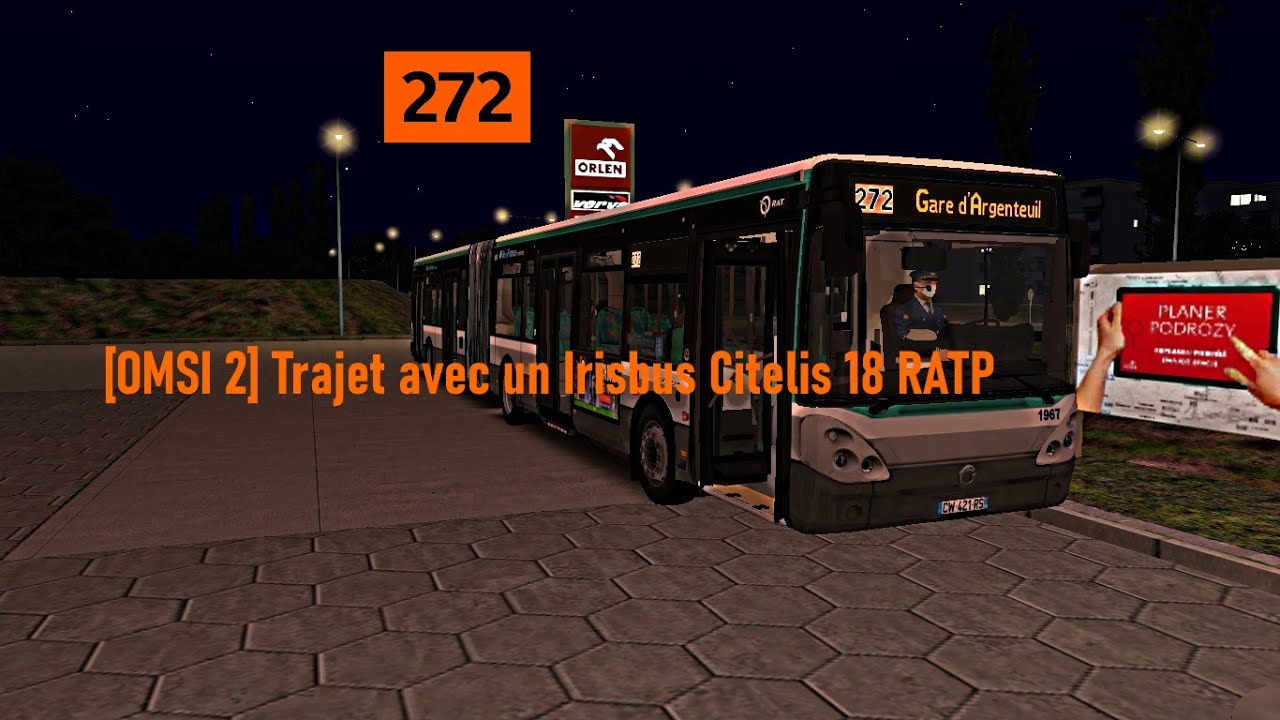[OMSI 2] Trajet avec un Irisbus Citelis 18 RATP - YouTube