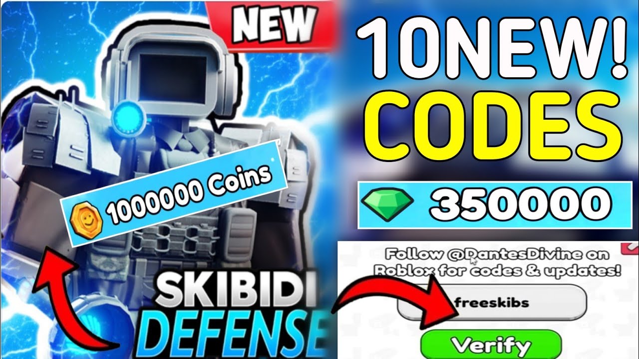 ⚡ SURPRISE ⚡ SKIBIDI TOWER DEFENSE CODES 2025 - SKIBIDI TD CODES 2025 ...