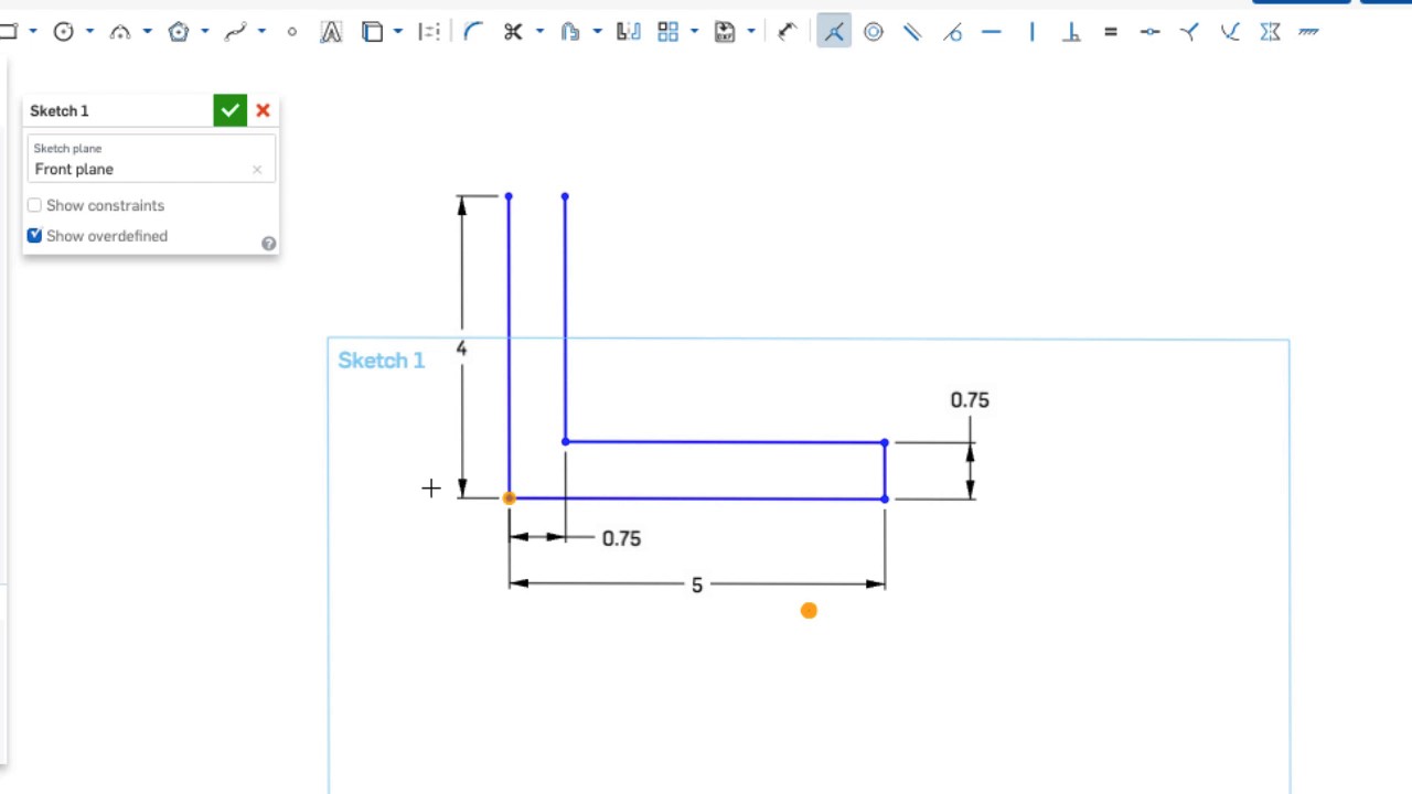Onshape - One Minute Lesson - Sketching Basics - Recognizing Line ...