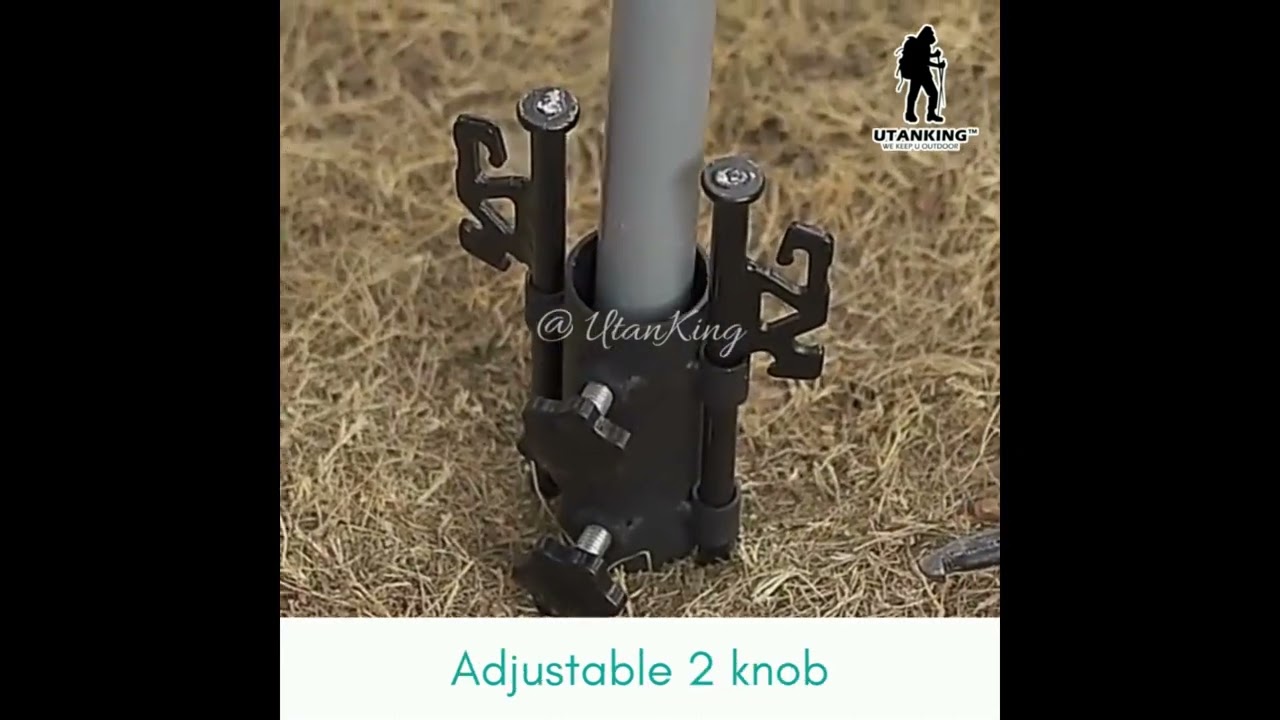 📍 Tent Pole Holder | utanking, C-TentPoleHolder (Pemegang Tiang) - YouTube